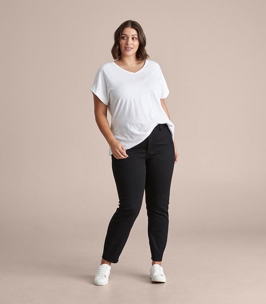 Curve Slim Straight Regular Length Denim Jeams Target Australia