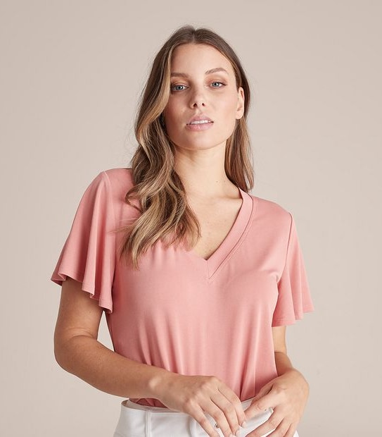 Preview Relaxed Fit V-Neck T-Shirt | Target Australia