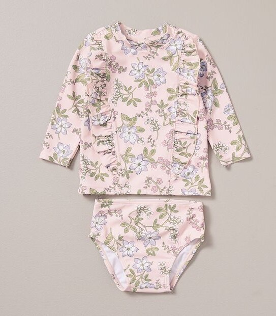 3 Piece Baby Floral Swim Set | Target Australia