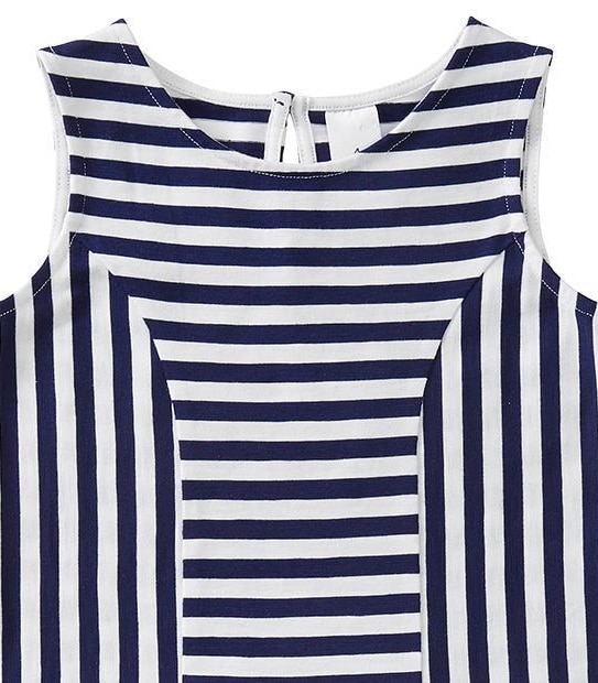 Sleeveless Stripe Panel Dress | Target Australia