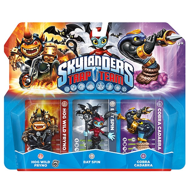 Skylanders Trap Team Triple Pack - Bat Spin + Hog Wild Fryno + Cobra ...