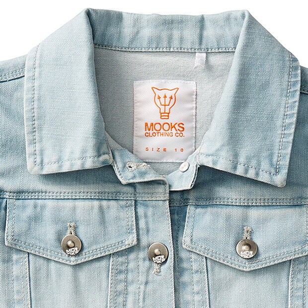 Girls' MOOKS Light Wash Denim Vest | Target Australia