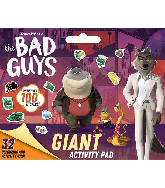 The Bad Guys: Giant Activity Pad - Aaron Blabey | Target Australia
