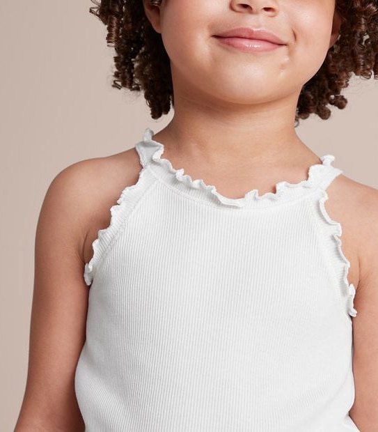 Lettuce Edge Rib Tank | Target Australia