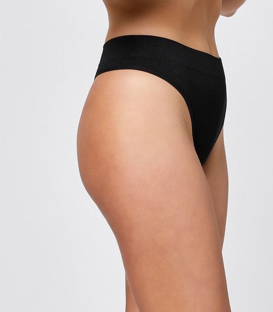 Lily Loves Ribbed Seamfree High Waisted G String Briefs Style