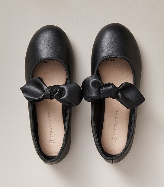 Kids Junior Bow Ballet Flats | Target Australia