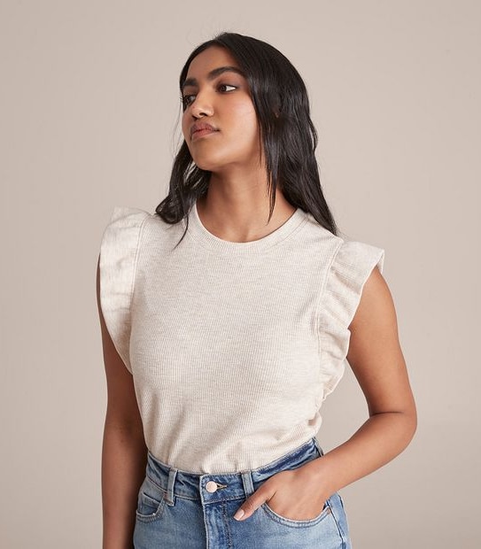 Ruffle Sleeve Top | Target Australia