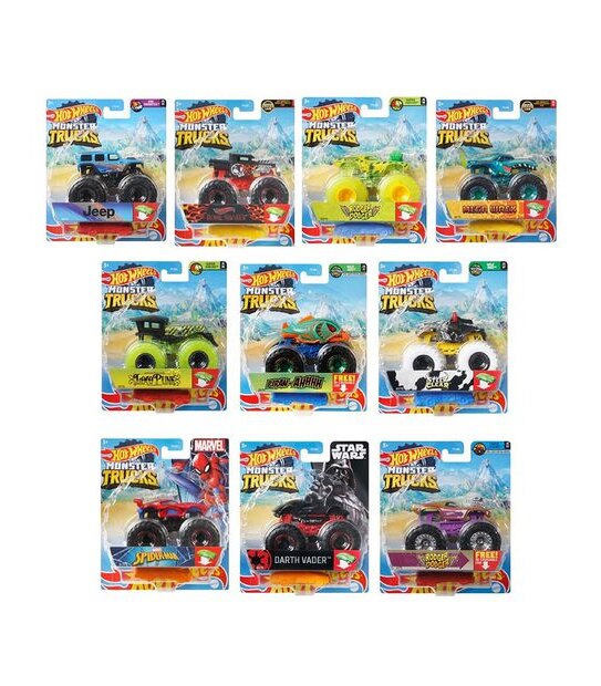Hot Wheels Monster Trucks 1:64 Scale Die-Cast - Assorted* | Target ...