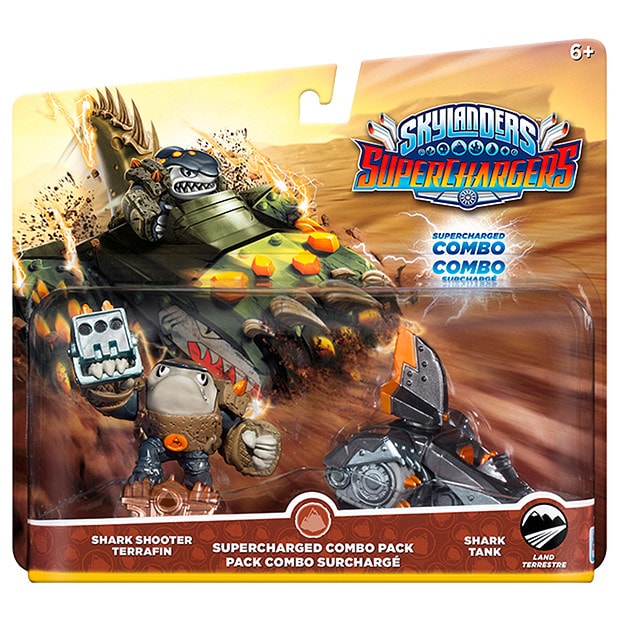 ACTIVISION SKYLANDERS SUPERCHARGERS COMBO PACK SHARK SHOOTER TERRAFIN ...
