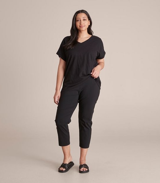 Curve Slim Leg 78 Length Bengaline Pants Target Australia