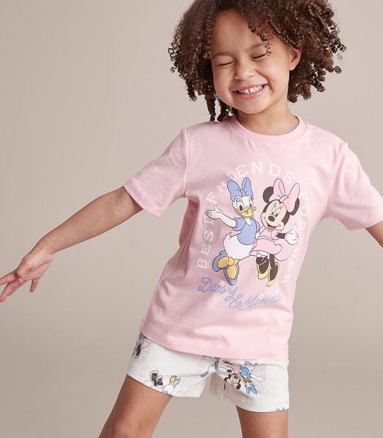 Disney Minnie Mouse Cotton Pyjama Set | Target Australia