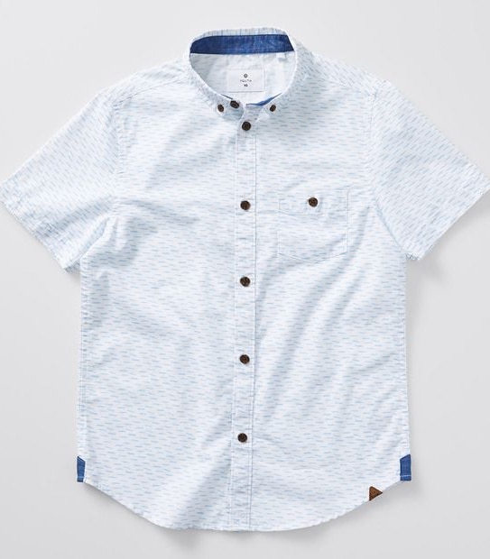 Dash Print Short Sleeve Shirt | Target Australia