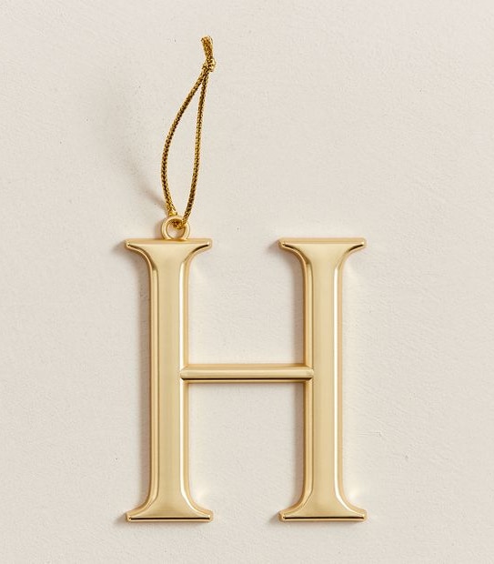Christmas Metallic Alphabet Decoration - Gold | Target Australia