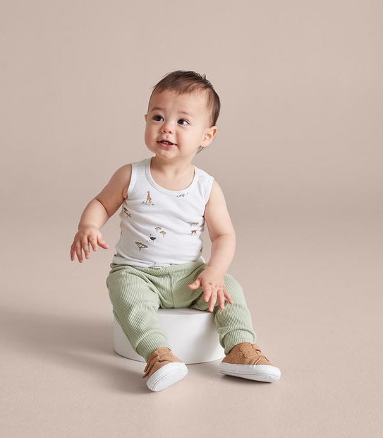 3 Pack Baby Organic Cotton Vests | Target Australia