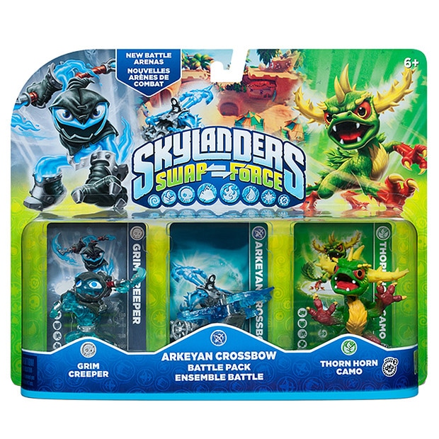 Skylanders SWAP Force Battle Pack: Grim Creeper + Thorn Horn Camo ...
