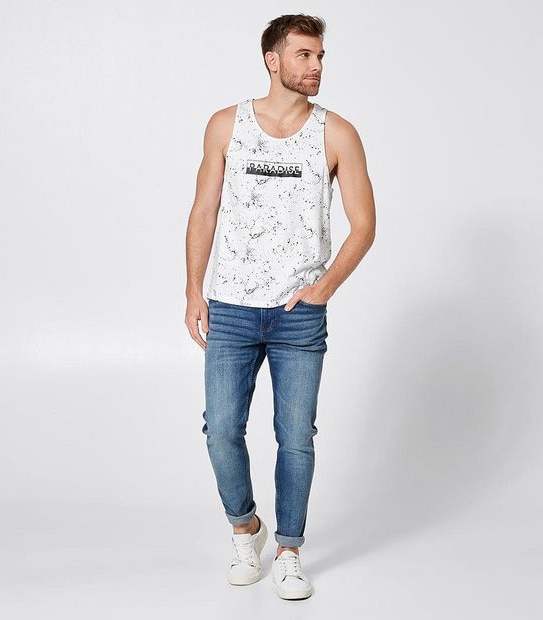 Paradise Print Muscle Tank | Target Australia