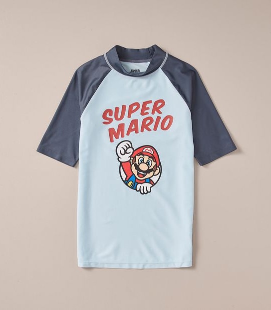 Super Mario Swim Rash Vest | Target Australia