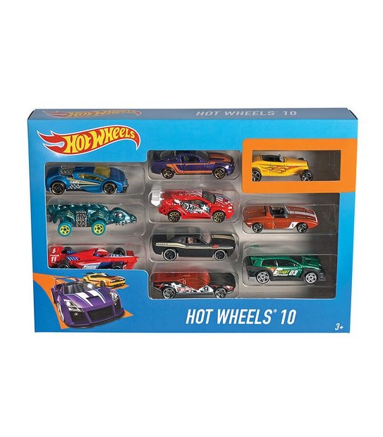 Hot Wheels 10 Pack Basic Cars - Assorted* | Target Australia