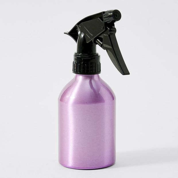 Metallic spray bottle store