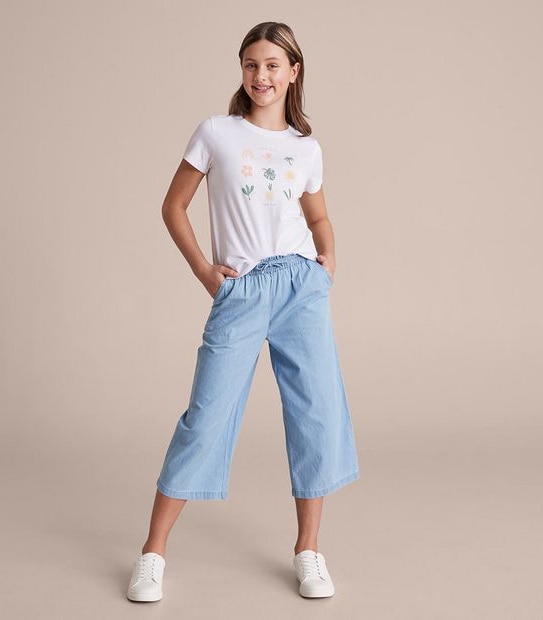 SN247623_17 SS GRAPHIC TABLE TEE WHITE | Target Australia