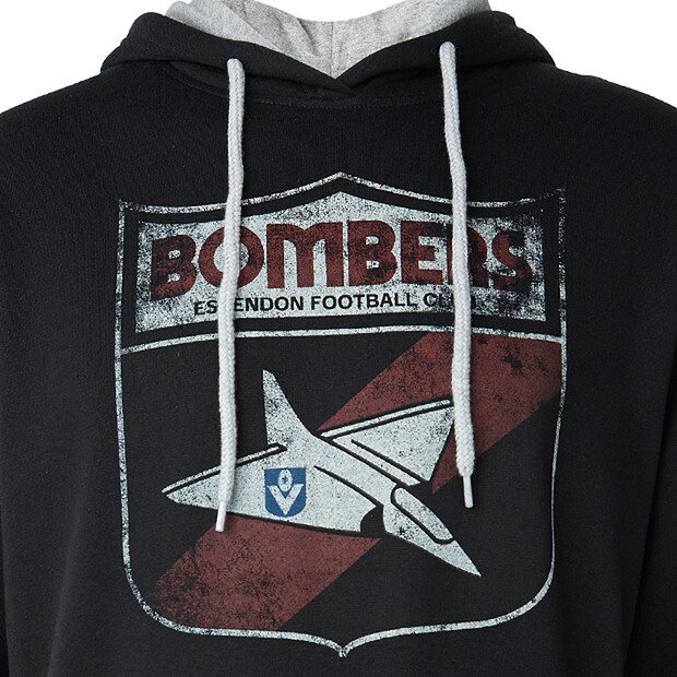 Men's AFL Retro Hooded Jumper - Essendon Bombers | Target Australia