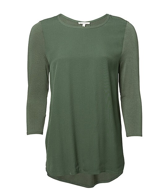 Woven Front Top - Khaki | Target Australia
