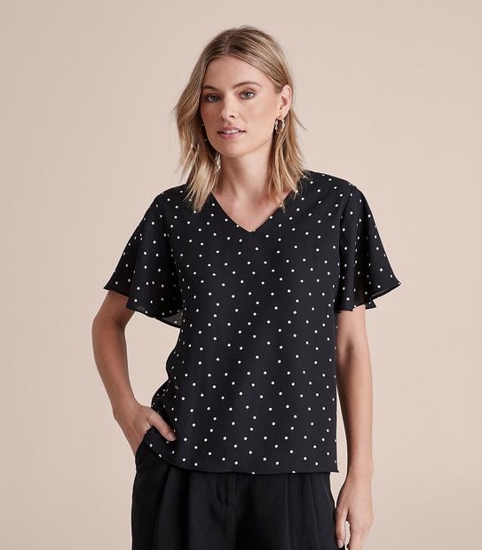 Preview Elly V-Neck Woven Shell Blouse | Target Australia