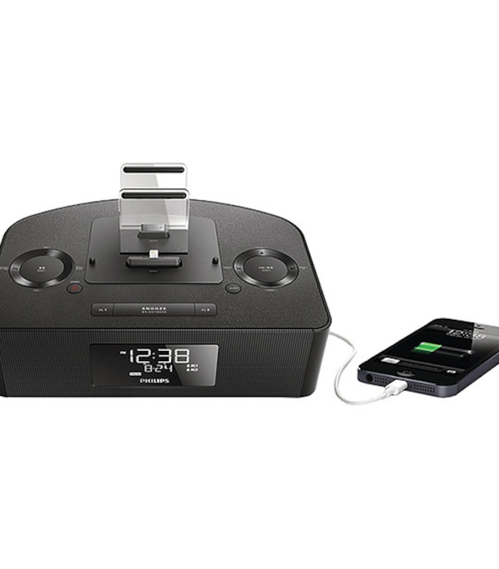 Lightning Clock Radio With Dock
