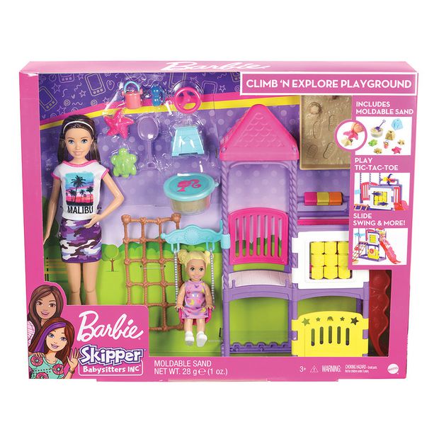 Barbie Skipper Babysitters Climb n Explore Playground Dolls and Playset Target Australia