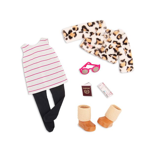 Our Generation Leopard Jackey Outfit Target Australia