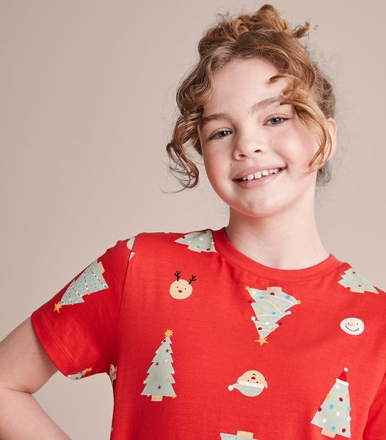 Kids Family Matching Christmas Tree Cotton Pyjama Set | Target Australia
