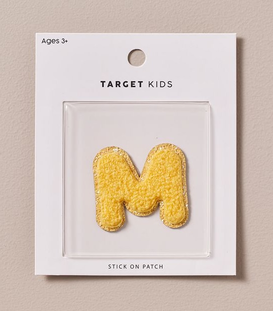 Stick on Patch - Letter | Target Australia