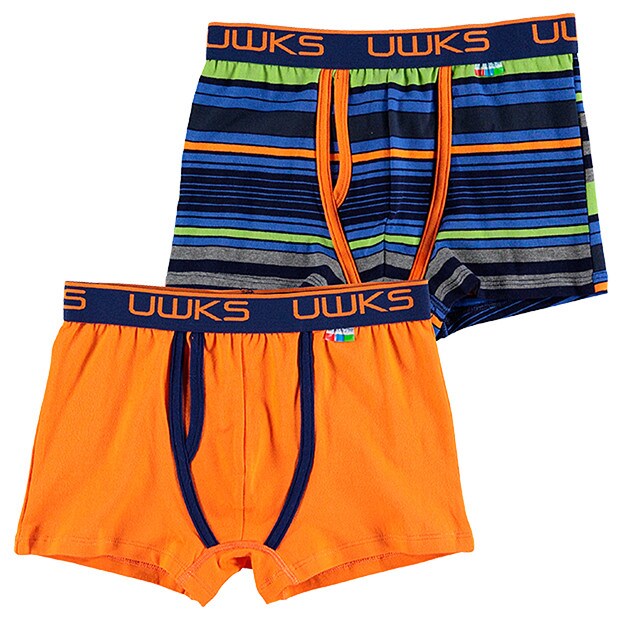 2 Pk Fly Front Trunks - Orange | Target Australia