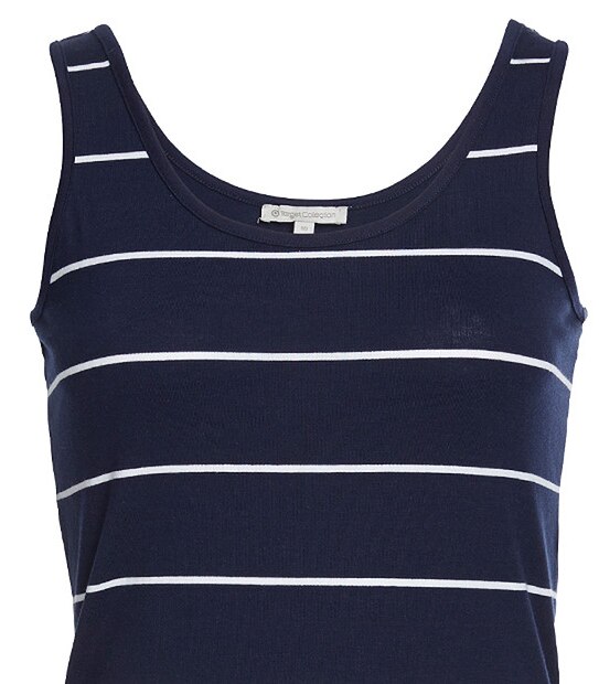 Basic Stretch Tank - Peacoat Stripes | Target Australia