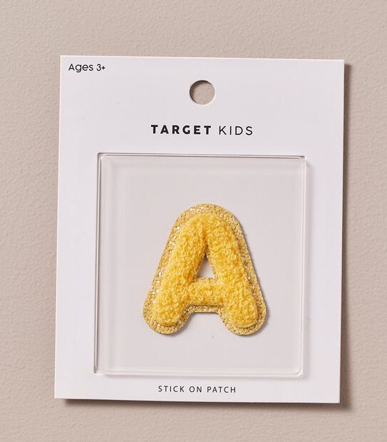 Stick on Patch - Letter | Target Australia