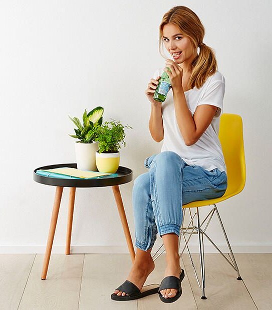 Round Side Tray Table - Black | Target Australia