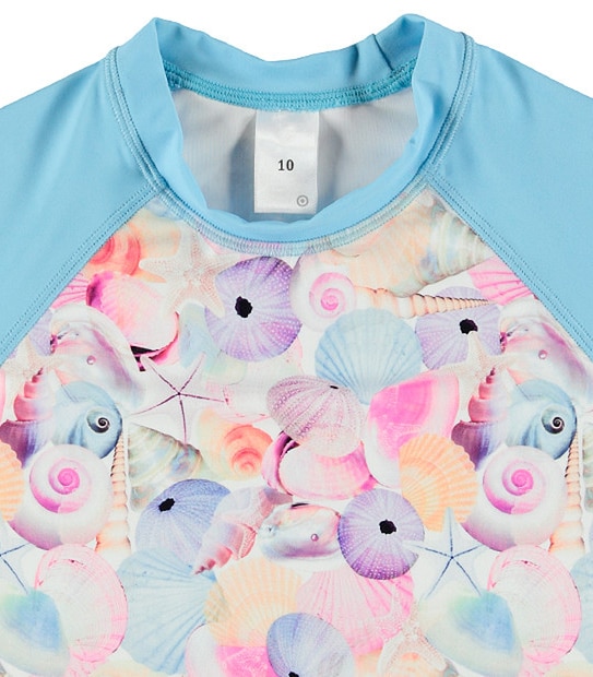 Girls' Shell Seashell Print Rash Vest | Target Australia