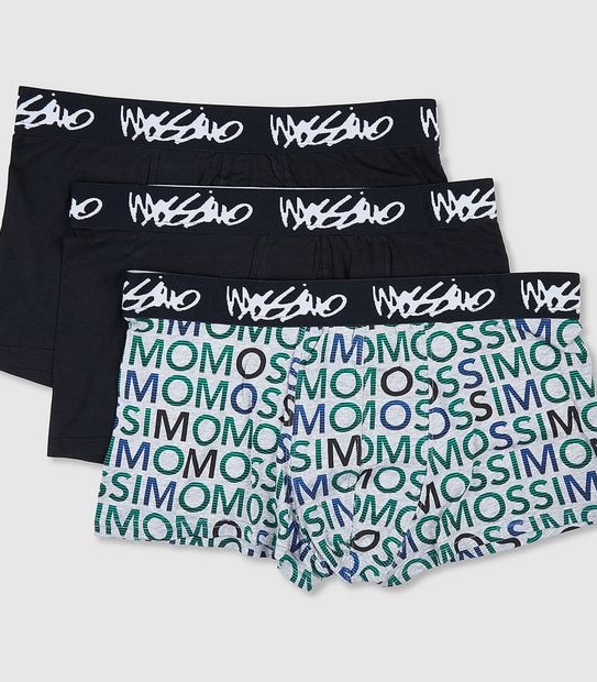 Mossimo 3 Pack Trunks - Grey Print | Target Australia