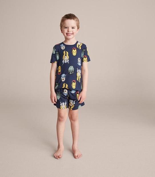 Marvel Superhero Cotton Pyjama Set | Target Australia