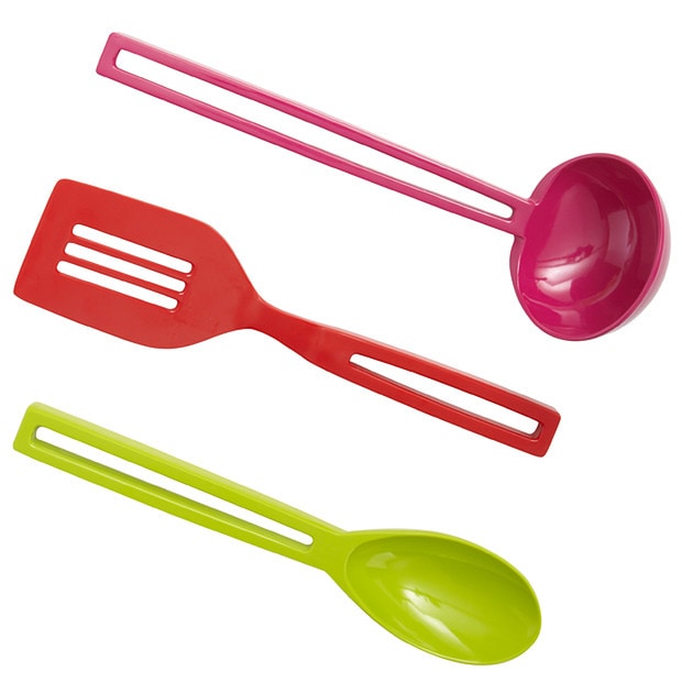 Zak 7 Piece Melamine Utensils Set - Multi-Coloured | Target Australia