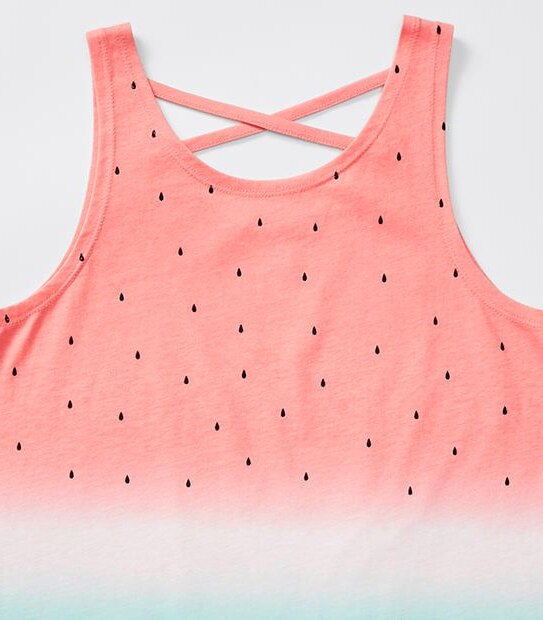 Cross Back Watermelon Tank Top | Target Australia