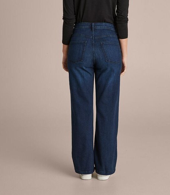Frankie Wide Leg High Rise Full Length Denim Jeans Target Australia