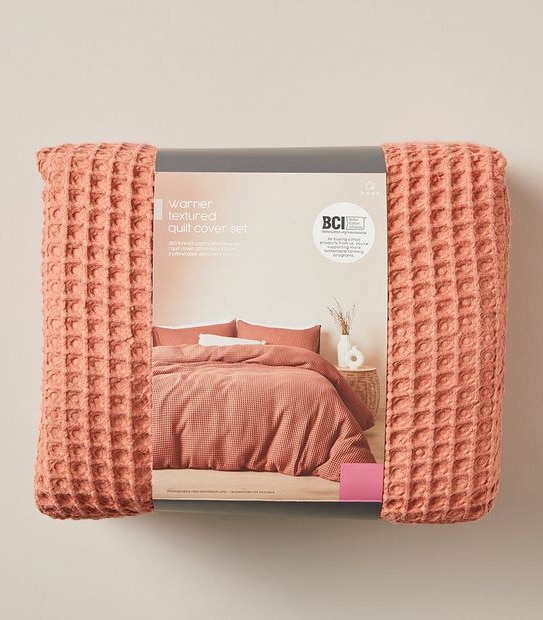 Warner Textured Quilt Cover Set | Target Australia