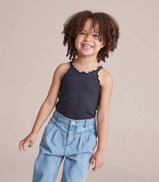 SE250886_05 LETTUCE EDGE RIB TANK NAVY BLUE | Target Australia