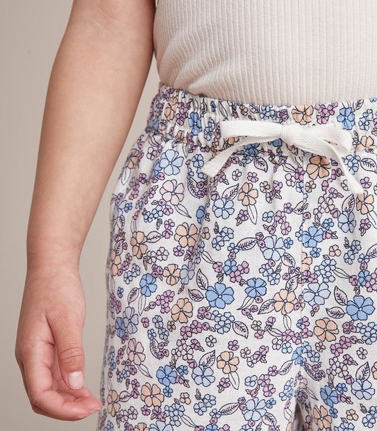 Linen Blend Floral Shorts | Target Australia