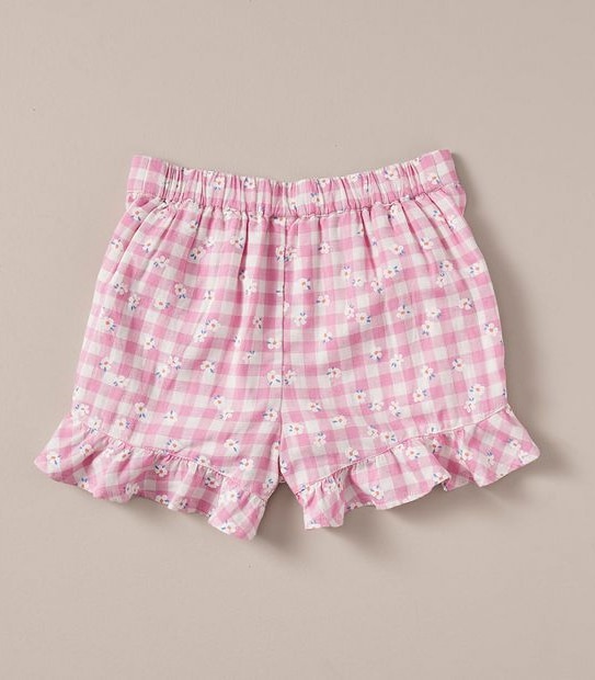 Linen Blend Frill Shorts | Target Australia