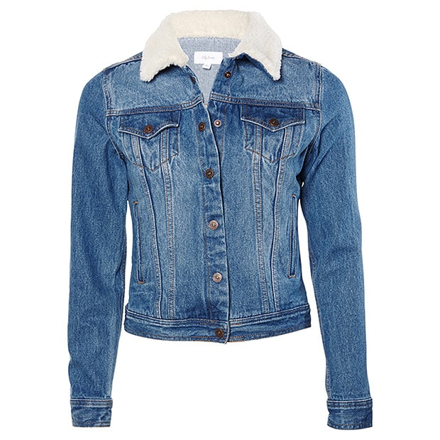 Lily Loves Sherpa Denim Jacket | Target Australia