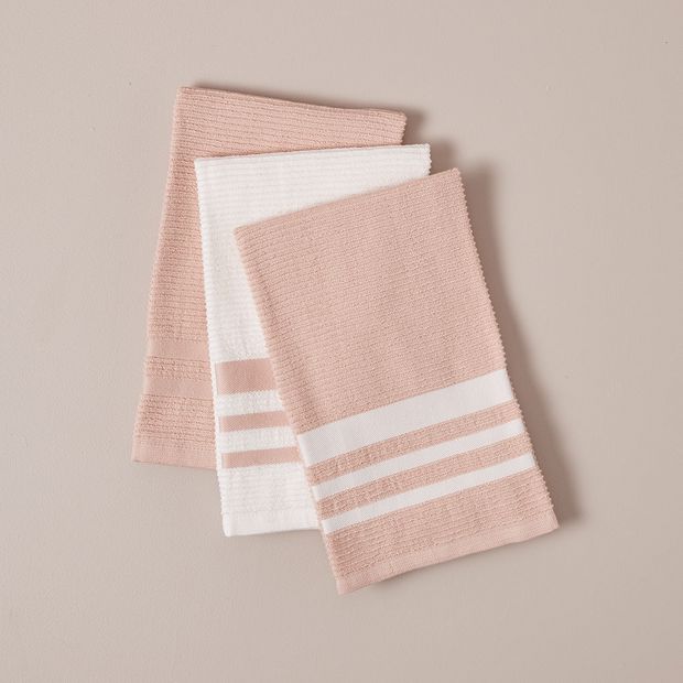 Brisa 3 Pack Ribbed Tea Towels Target Australia