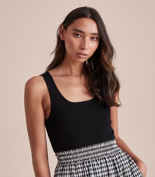 Preview Crepe Knit Tank Top | Target Australia