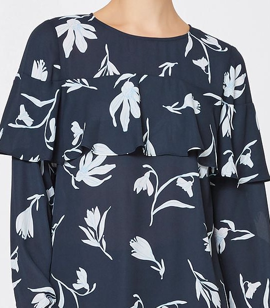 Relaxed Ruffle Front Top | Target Australia